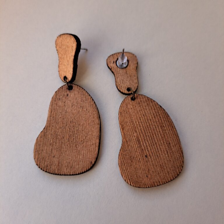 Puidust kõrvarõngad “Astor” – Lindenhill
